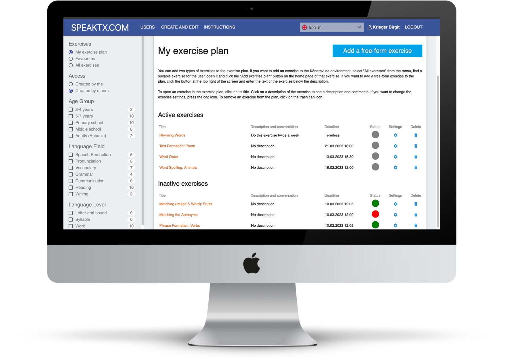 For children - SpeakTX